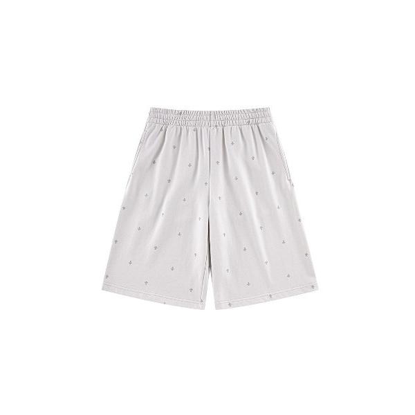 ZOZO問い合わせ番号:96729758ショップ:SUPPLIER，サプライヤーブランド:UNKNOWN LONDON，アンノウン・ロンドン商品名:ショーツ｜Tiny Cross Glitter Baggy Sweat Shorts｜Unk...