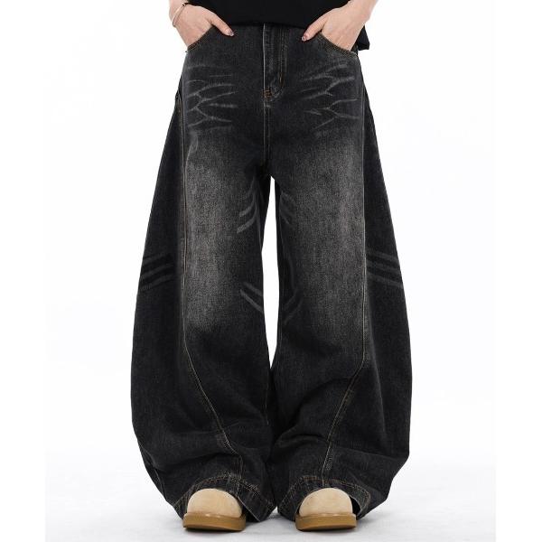 『タイムセール実施中』ZOZO問い合わせ番号:96730322ショップ:BUFFALO BOBS，バッファローボブズブランド:Evo+Revo，エボレボ商品名:“圧巻のボリューム” ワイドバルーンデニムカテゴリ:パンツ>デニムパンツブ...