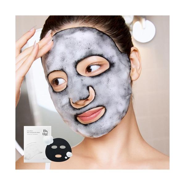 ※このアイテムは返品・交換対象外商品です。コスメ商品ZOZO問い合わせ番号:96760830ショップ:ByUR，バイユアブランド:ByUR，バイユア商品名:クリーンリセット スキントーニング バブルマスク  4枚セットカテゴリ:スキンケア&...