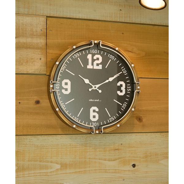 ZOZO問い合わせ番号:96761000ショップ:niko and...，ニコアンドブランド:niko and...，ニコアンド商品名:オリジナル　ヴィンテージウォールクロックカテゴリ:インテリア>掛け時計ブランド品番:459815素...