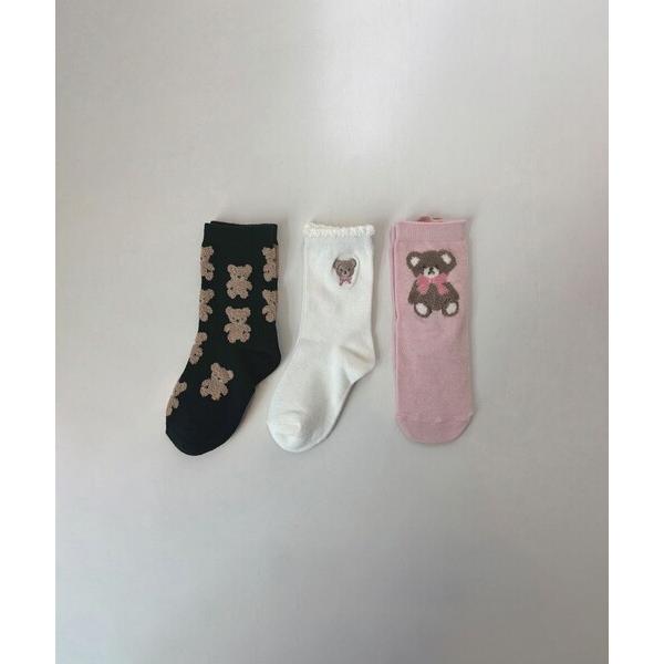 ※このアイテムは返品・交換対象外商品です。ZOZO問い合わせ番号:96761292ショップ:ANY，エニィブランド:ANY，エニィ商品名:【3点セット】ソックス （くま）カテゴリ:レッグウェア>ソックス/靴下ブランド品番:GNZ3GW...