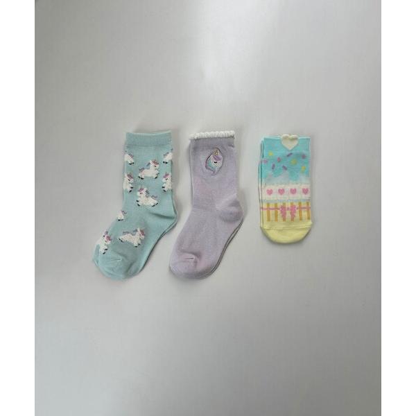 ※このアイテムは返品・交換対象外商品です。ZOZO問い合わせ番号:96761296ショップ:ANY，エニィブランド:ANY，エニィ商品名:【3点セット】ソックス （ユニコーン）カテゴリ:レッグウェア>ソックス/靴下ブランド品番:GNZ...