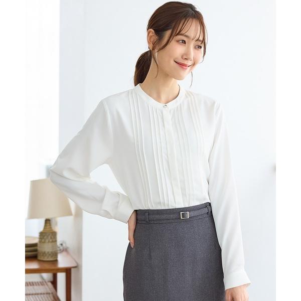 ZOZO問い合わせ番号:96761849ショップ:Honeys，ハニーズブランド:Honeys，ハニーズ，GLACIER，グラシア商品名:ピンタックブラウスカテゴリ:トップス>シャツ/ブラウスブランド品番:673-61-0061素材:...