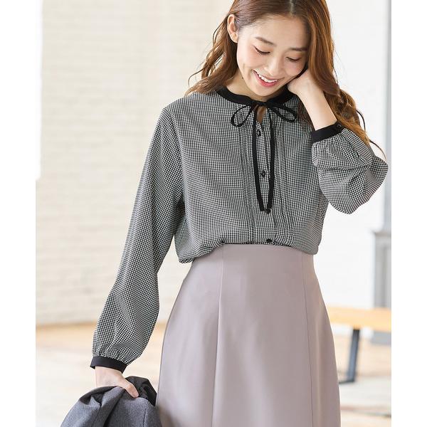 ZOZO問い合わせ番号:96761852ショップ:Honeys，ハニーズブランド:Honeys，ハニーズ，GLACIER，グラシア商品名:配色リボンブラウスカテゴリ:トップス>シャツ/ブラウスブランド品番:673-61-0065素材:...