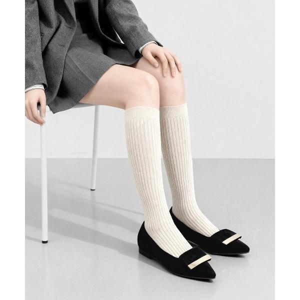 『タイムセール実施中』ZOZO問い合わせ番号:96762310ショップ:MAMIAN，マミアンブランド:MAMIAN，マミアン商品名:ポインテッドトゥ プレートバックル付き フラットパンプスカテゴリ:シューズ>パンプスブランド品番:m...