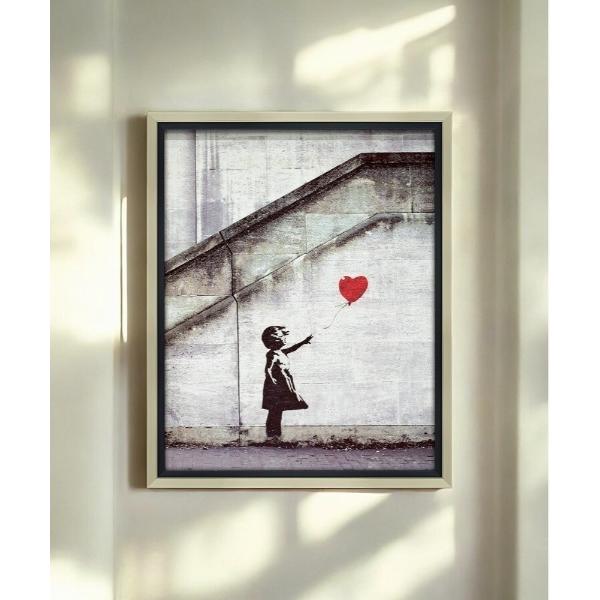 ZOZO問い合わせ番号:96762609ショップ:Rora，ローラブランド:BACKYARD FAMILY，バックヤードファミリー商品名:バンクシー レッド バルーンカテゴリ:インテリア>ポスター/アートブランド品番:banksy2素...