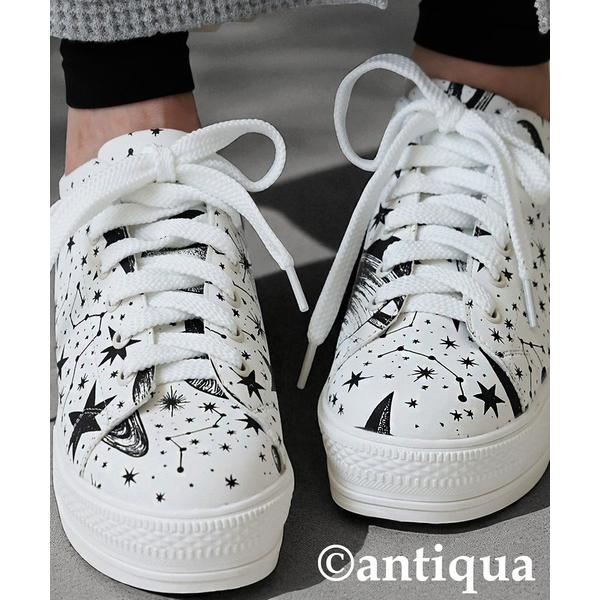 ZOZO問い合わせ番号:96762968ショップ:antiqua，アンティカブランド:antiqua，アンティカ商品名:宇宙柄厚底スニーカーカテゴリ:シューズ>スニーカーブランド品番:PG-00013素材:合成皮革原産国:CHINAカ...
