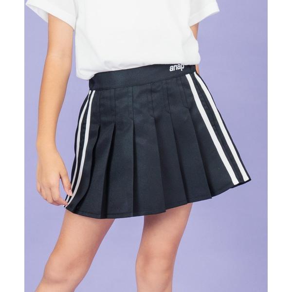 『タイムセール実施中』ZOZO問い合わせ番号:96763045ショップ:ANAP，アナップブランド:ANAP kids，アナップキッズ商品名:サイドライン ツイル プリーツスカート【ジュニアお揃い】カテゴリ:スカート>スカートブランド...