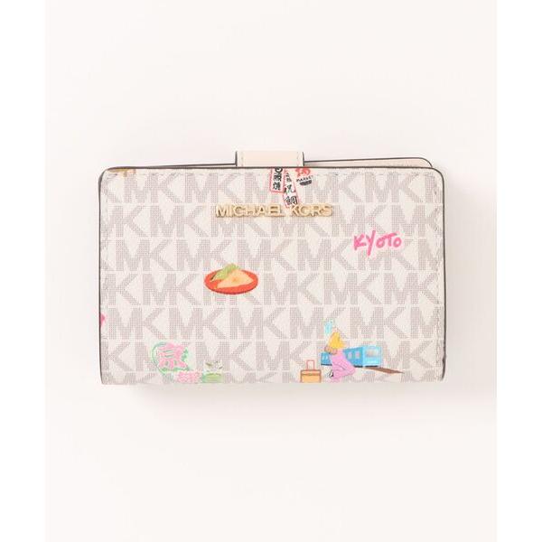 ZOZO問い合わせ番号:96763334ショップ:MICHAEL KORS，マイケル・コースブランド:MICHAEL KORS，マイケルコース商品名:JET SET TRAVEL MD BIFLD ZP CN WLLET ウォレットカテゴリ...