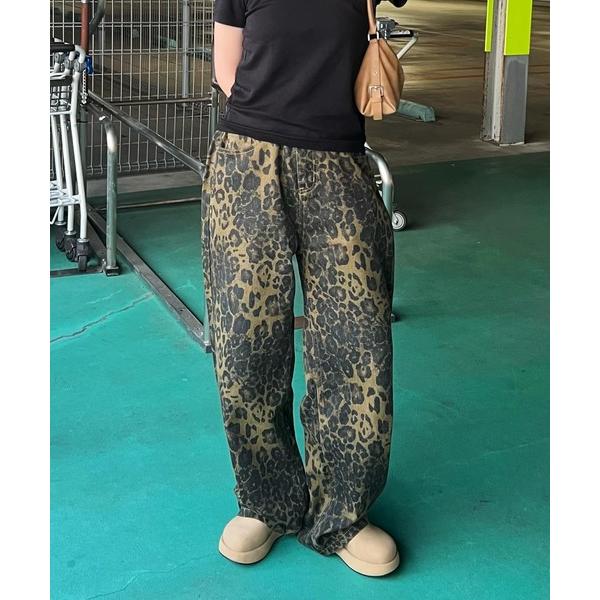 ZOZO問い合わせ番号:96763925ショップ:ROUND ABOUT，ラウンドアバウトブランド:BGL，ビージーエル商品名:LEOPARD PANTSカテゴリ:パンツ>その他パンツブランド品番:25BGL-AW01素材:コットン6...