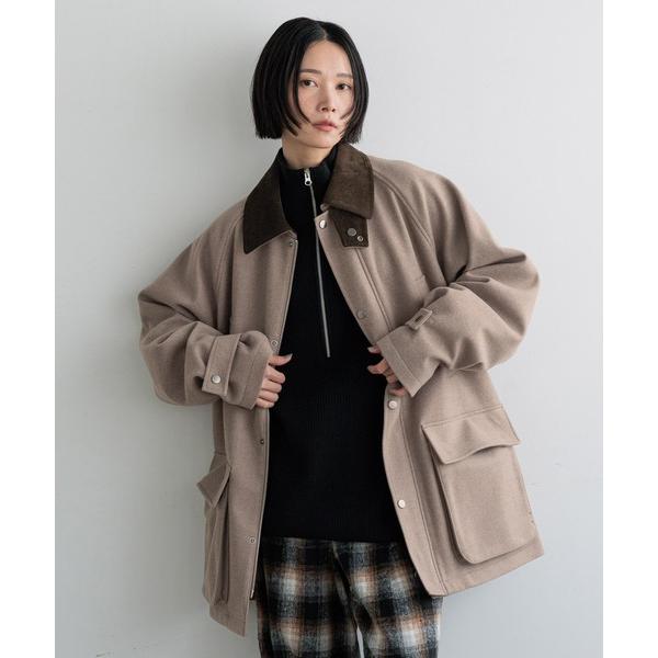 『タイムセール実施中』ZOZO問い合わせ番号:96763998ショップ:LOWRYS FARM，ローリーズファームブランド:LOWRYS FARM，ローリーズファーム商品名:【LFM(U)】ウールライクハンティングブルゾン　494428カテ...