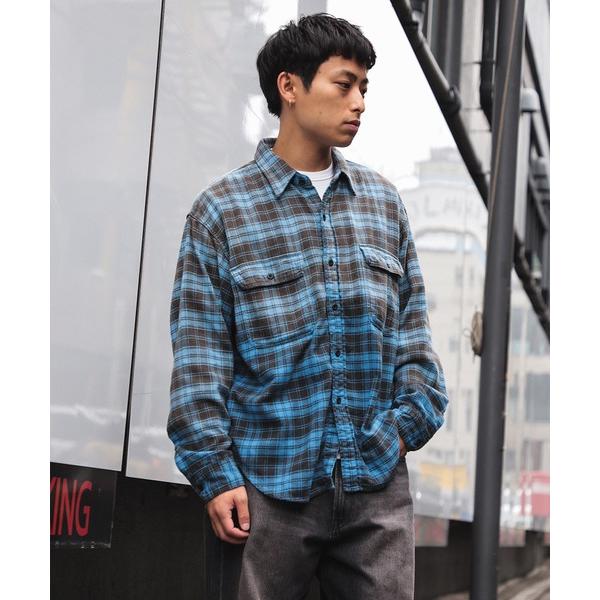 『セール実施中』ZOZO問い合わせ番号:96764089ショップ:BEAMS MEN，ビームス メンブランド:BEAMS，ビームス商品名:ワイドフィット フェード チェックシャツカテゴリ:トップス>シャツ/ブラウスブランド品番:11-...