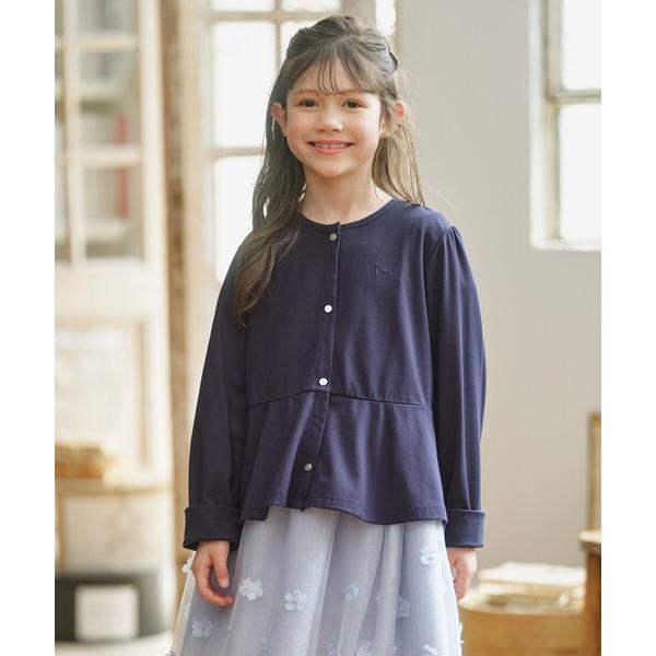 『セール実施中』ZOZO問い合わせ番号:96795609ショップ:組曲，クミキョクブランド:組曲，クミキョク商品名:【UVカット・接触冷感】【110-140cm】サラリとスナップ カーディガンカテゴリ:トップス>カーディガン/ボレロブ...