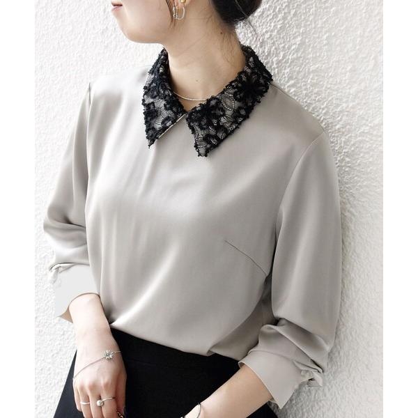 ZOZO問い合わせ番号:96795767ショップ:SHIPS for women，シップス フォー ウィメンブランド:SHIPS any，シップス エニィ，SHIPS，シップス商品名:SHIPS any:〈洗濯機可能〉サテン レースカラー ...