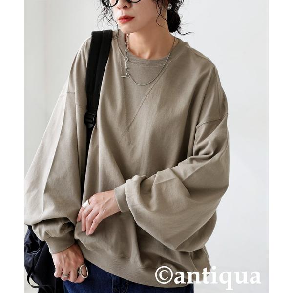 『タイムセール実施中』ZOZO問い合わせ番号:96797060ショップ:antiqua，アンティカブランド:antiqua，アンティカ商品名:バスクドルマントップスカテゴリ:トップス>Tシャツ/カットソーブランド品番:NA-00495...