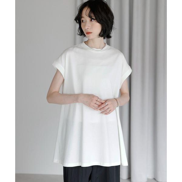 『タイムセール実施中』ZOZO問い合わせ番号:96798136ショップ:Bonjour Sagan，ボンジュールサガンブランド:amini，アミニ，Bonjour Sagan，ボンジュールサガン商品名:接触冷感フレンチスリーブフレア　Tシャ...