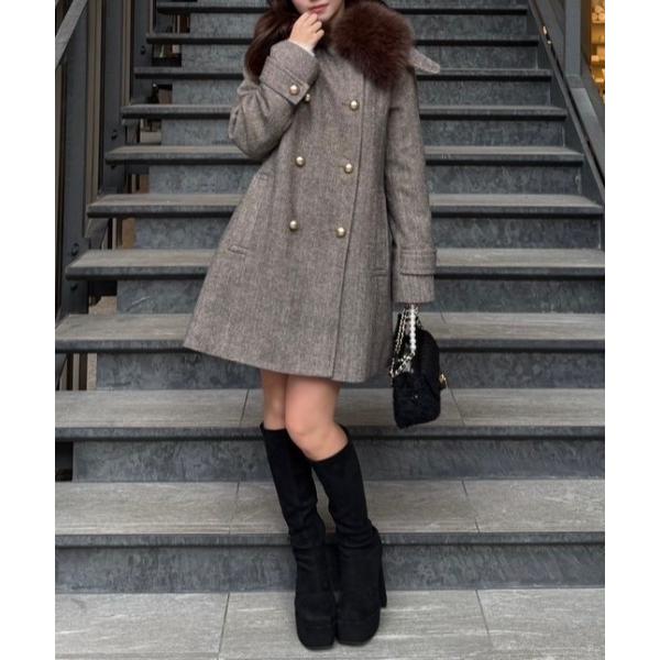 ZOZO問い合わせ番号:96819776ショップ:rienda，リエンダブランド:rienda，リエンダ商品名:Aラインステンカラーコート 秋服カテゴリ:ジャケット/アウター>ステンカラーコートブランド品番:110IA530-0311...