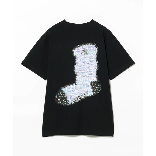 『セール実施中』ZOZO問い合わせ番号:96828999ショップ:BEAMS MEN，ビームス メンブランド:Whimsy，ウィムジー，BEAMS T，ビームスティー商品名:WHIMSY SOCKS / BEADED TRADEMARK T...