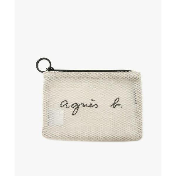 ZOZO問い合わせ番号:96829111ショップ:agnes b.，アニエスベーブランド:agnes b.，アニエスベー商品名:ロゴ ナイロン スモール ポーチ ZAH03−02カテゴリ:財布/小物>ポーチブランド品番:P818VNU...