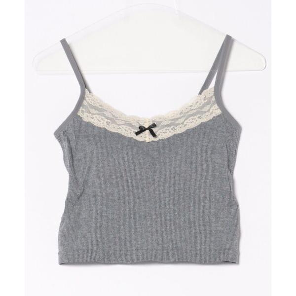 ZOZO問い合わせ番号:96829342ショップ:UP START，アップスタートブランド:CERCA，チェルカ商品名:[NARULA/ナルラ]カップ付き レーストリム リボンキャミソール(CZ)カテゴリ:トップス>キャミソールブラン...