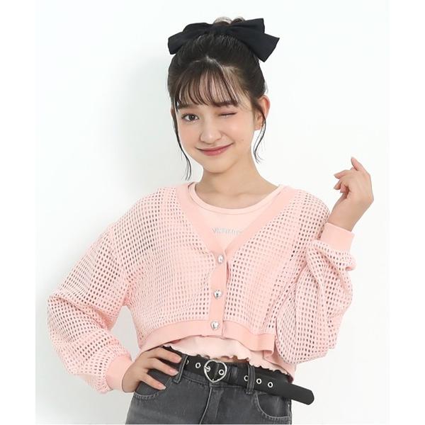 『タイムセール実施中』ZOZO問い合わせ番号:96829909ショップ:BABYDOLL，ベビードールブランド:PINKHUNT，ピンクハント商品名:PINKHUNT ピンクハント タンクセットメッシュニットカーディガン 0791Kカテゴリ...