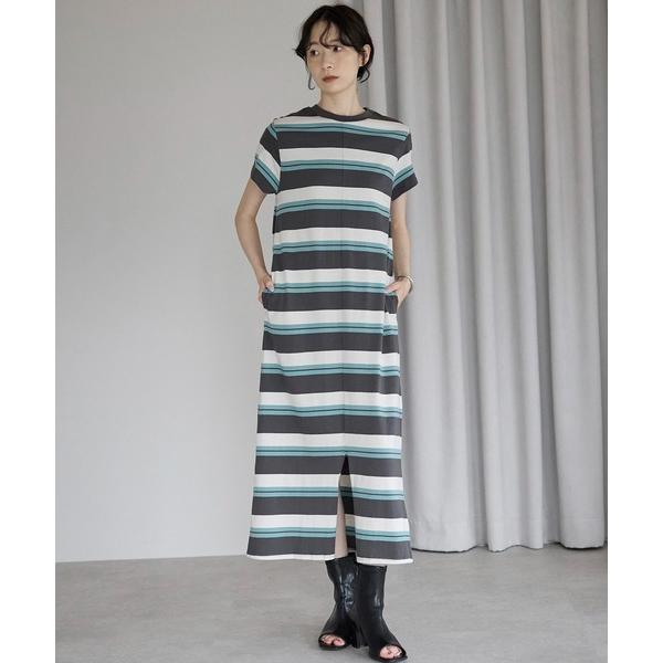 『タイムセール実施中』ZOZO問い合わせ番号:96829993ショップ:Bonjour Sagan，ボンジュールサガンブランド:amini，アミニ，Bonjour Sagan，ボンジュールサガン商品名:マルチボーダーカットワンピースカテゴリ...