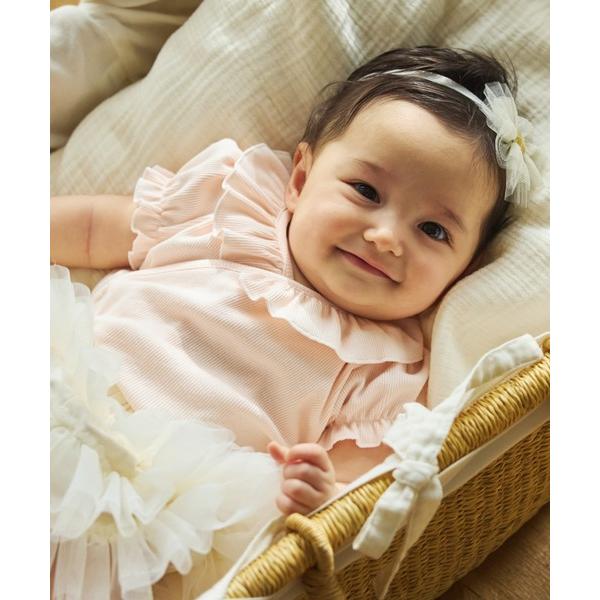 ※このアイテムは返品・交換対象外商品です。ZOZO問い合わせ番号:96830258ショップ:10mois，ディモワブランド:10mois，ディモワ商品名:【10mois(ディモワ)】PATTO SATTO OMEKASHI (半袖襟フリル)...