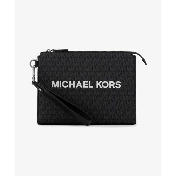 『セール実施中』ZOZO問い合わせ番号:96830331ショップ:MICHAEL KORS MENS，マイケル コース メンズブランド:MICHAEL KORS，マイケルコース商品名:COOPER ポーチ ラージ - MKシグネチャーカテゴ...