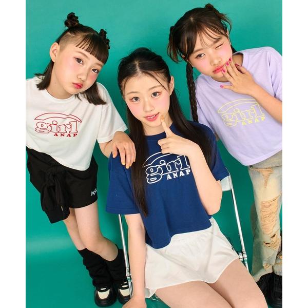 『タイムセール実施中』ZOZO問い合わせ番号:96830382ショップ:ANAP，アナップブランド:ANAP GiRL，アナップガール商品名:ロゴ クロップドTシャツカテゴリ:トップス>Tシャツ/カットソーブランド品番:913-773...