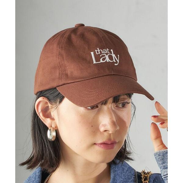 『セール実施中』ZOZO問い合わせ番号:96830578ショップ:SHIPS for women，シップス フォー ウィメンブランド:SHIPS，シップス商品名:that Lady ロゴ キャップカテゴリ:帽子>キャップブランド品番:...