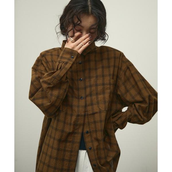 ZOZO問い合わせ番号:96830671ショップ:Auntie Rosa，アンティローザブランド:Lutim by u，ルチバイユー商品名:Nocturne over size shirts / チェックオーバーサイズシャツカテゴリ:トップ...