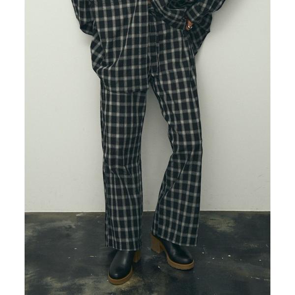 ZOZO問い合わせ番号:96830704ショップ:Auntie Rosa，アンティローザブランド:Lutim by u，ルチバイユー商品名:Nocturne relax trousers / チェックイージーパンツカテゴリ:パンツ>そ...