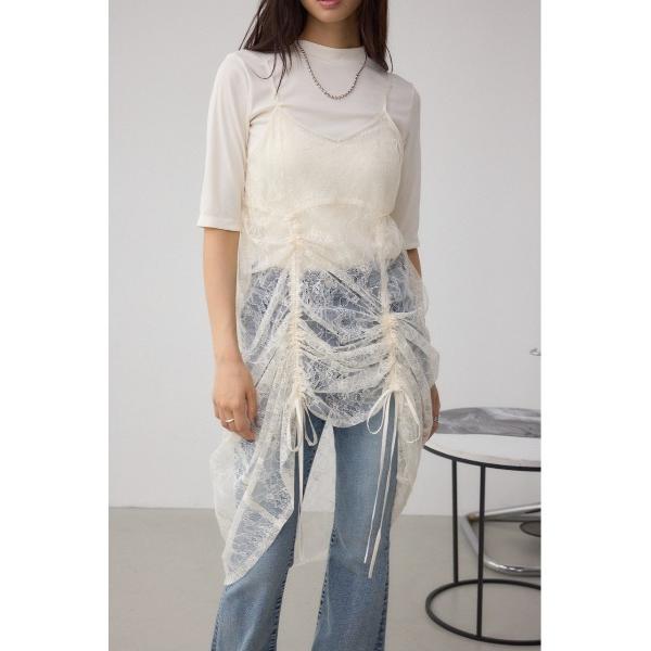 『セール実施中』ZOZO問い合わせ番号:96830746ショップ:AZUL BY MOUSSY，アズールバイマウジーブランド:AZUL BY MOUSSY，アズールバイマウジー商品名:インナーSET ドロストレースキャミソールトップスカテゴ...