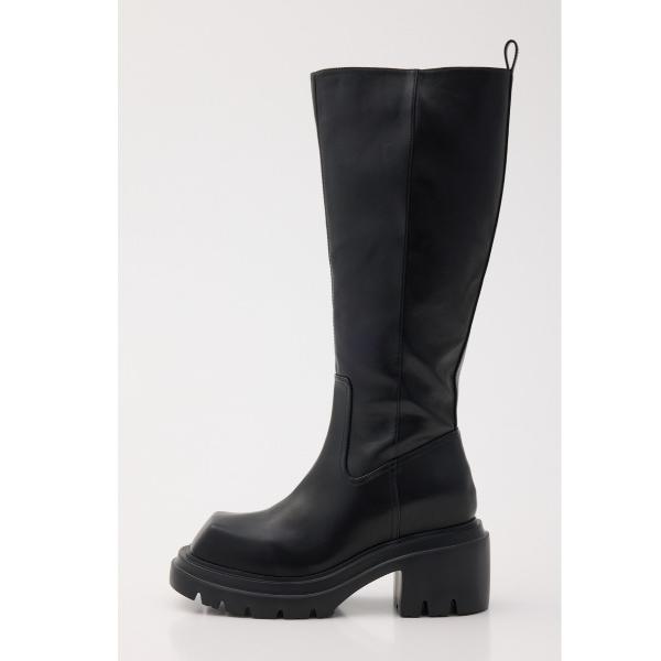 ZOZO問い合わせ番号:96831463ショップ:SLY，スライブランド:SLY，スライ商品名:【美脚チートブーツ】SQUARE TOE KNEE BOOTS スクエア トゥニー ブーツ ロングブーツカテゴリ:シューズ>ブーツブランド...