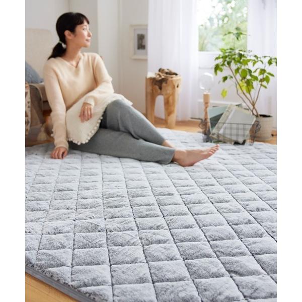 ZOZO問い合わせ番号:96831544ショップ:nissen，ニッセンブランド:COCOPLATZ interior，ココプラッツインテリア商品名:まるで猫！のような洗えるモフモフキルトラグ｜130×185cm【猫Feel】カテゴリ:イン...