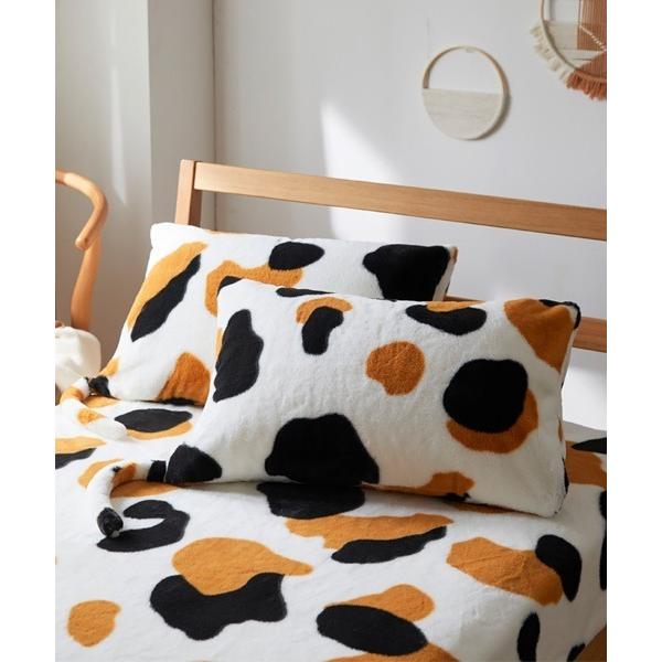 ZOZO問い合わせ番号:96831553ショップ:nissen，ニッセンブランド:COCOPLATZ interior，ココプラッツインテリア商品名:まるで猫！のようなモフモフ枕カバー同色2枚組【猫Feel】カテゴリ:インテリア>寝具...