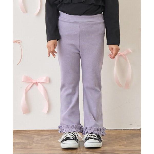 『セール実施中』ZOZO問い合わせ番号:96862185ショップ:petit main，プティマインブランド:Lycee mine，リセマイン，petit main，プティマイン商品名:【ともパン】裾ふりふりギャザーフレアパンツカテゴリ:パ...