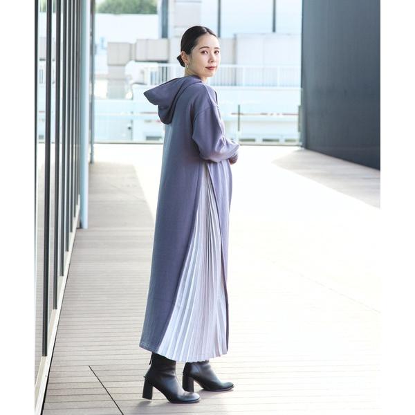 『タイムセール実施中』ZOZO問い合わせ番号:96862566ショップ:BEAMS HEART，ビームスハートブランド:BEAMS HEART，ビームスハート商品名:【4色展開】サイド プリーツ フーディー ワンピースカテゴリ:ワンピース/...