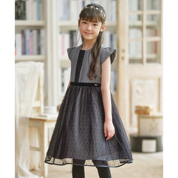 『セール実施中』ZOZO問い合わせ番号:96862723ショップ:組曲，クミキョクブランド:組曲，クミキョク商品名:【150-160cm】ノワールドット ドレスカテゴリ:ワンピース/ドレス>ドレスブランド品番:OPKGGA0810素材...