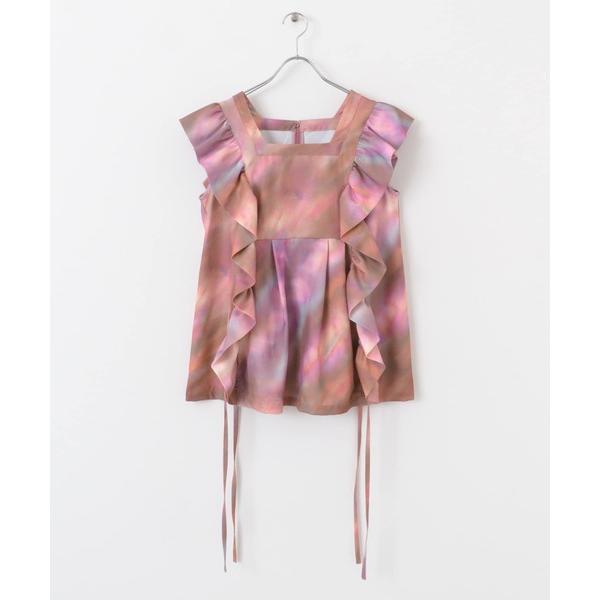 ZOZO問い合わせ番号:96862895ショップ:URBAN RESEARCH，アーバンリサーチブランド:THE GOODLAND MARKET，ザグッドランドマーケット商品名:cwtch　PRINT FRILLS TUNICカテゴリ:トッ...