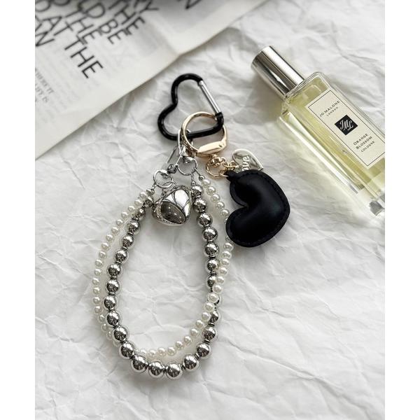 『セール実施中』ZOZO問い合わせ番号:96863021ショップ:RiNc，リンクブランド:NOLITA LABORATORY，ノリータラボラトリー商品名:【 NOLITA / ノリータ 】3WAYパール ハートチャーム 付き カラビナ ス...