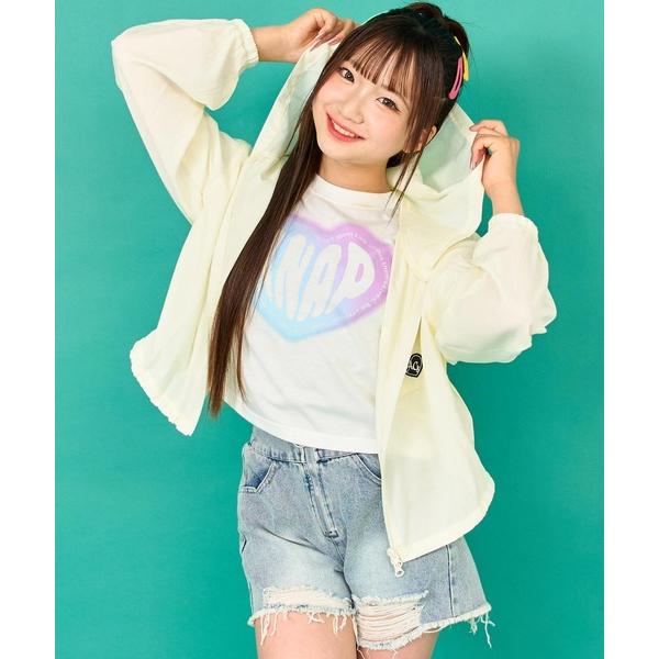 『タイムセール実施中』ZOZO問い合わせ番号:96863448ショップ:ANAP，アナップブランド:ANAP GiRL，アナップガール商品名:UV カット 加工付 フード付 ライト ブルゾンカテゴリ:ジャケット/アウター>ブルゾンブラ...