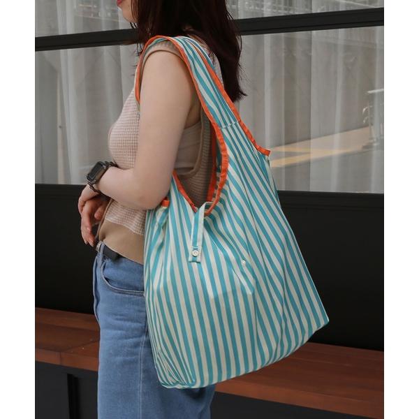 『タイムセール実施中』ZOZO問い合わせ番号:96863648ショップ:collecala，コレカラブランド:colleca la，コレカラ商品名:ストライプショッピングエコバッグカテゴリ:バッグ>エコバッグ/サブバッグブランド品番:...
