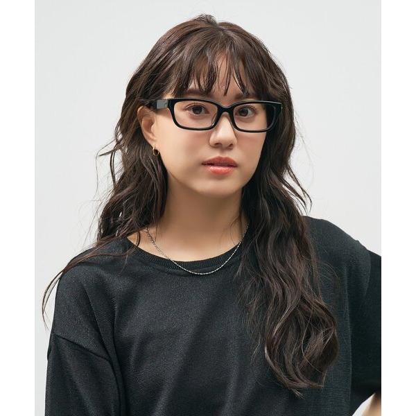 ZOZO問い合わせ番号:96863773ショップ:Zoff，ゾフブランド:Zoff，ゾフ商品名:Zoff｜takashi kumagai ウェリントン型 メガネ｜横長フレーム｜黒縁 伊達メガネ 度付きメガネ（レンズ交換券付き）｜レディース ...
