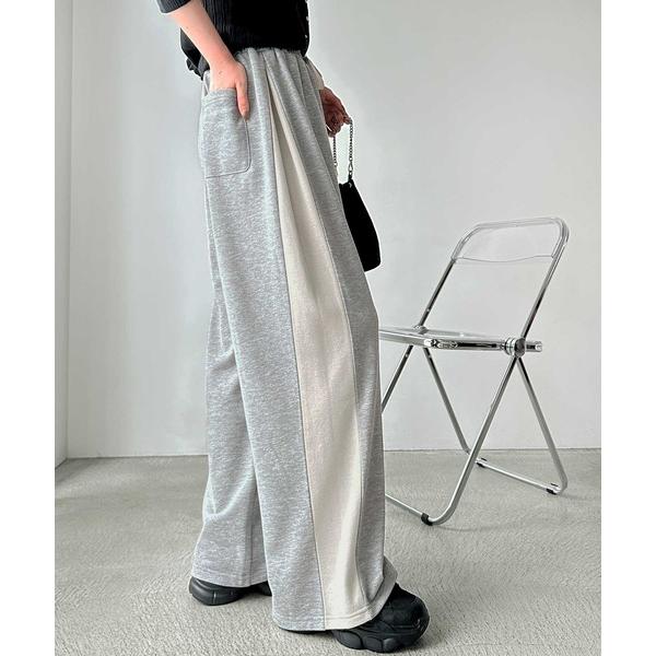 『タイムセール実施中』ZOZO問い合わせ番号:96864128ショップ:GeeRA，ジーラブランド:FIRST MOOD，ファーストムード，GeeRA，ジーラ商品名:《FIRSTMOODコラボ》サイド切り替えオーバーサイズスウェットパンツカ...