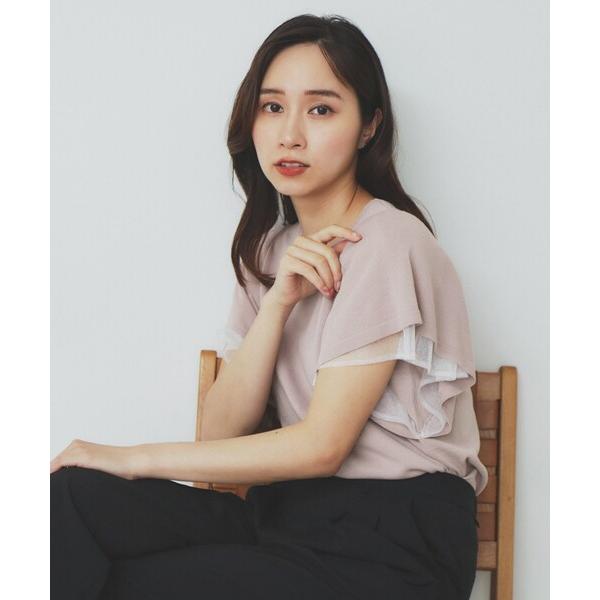 『セール実施中』ZOZO問い合わせ番号:96864543ショップ:index，インデックスブランド:index，インデックス商品名:ダブルフレアスリーブニット【洗濯機洗い可/抗ピル/UVケア】カテゴリ:トップス>ニット/セーターブラン...