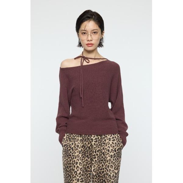 『セール実施中』ZOZO問い合わせ番号:96864934ショップ:MOUSSY，マウジーブランド:MOUSSY，マウジー商品名:ONE SHOULDER ニットトップス　冬服カテゴリ:トップス>ニット/セーターブランド品番:010IA...