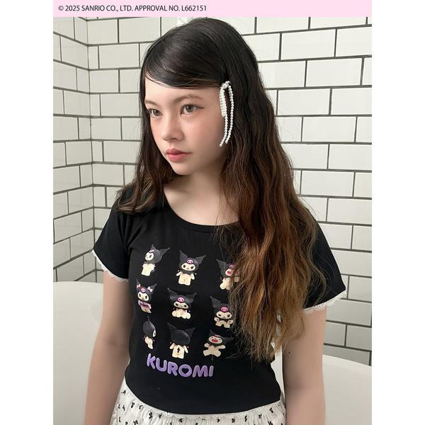 ZOZO問い合わせ番号:96865745ショップ:MIIA，ミーアブランド:sanrio，サンリオ，MORE self LOVE，モアセルフラブ商品名:【KUROMI】 ENCYCLOPEDIA TEEカテゴリ:トップス>Tシャツ/カ...