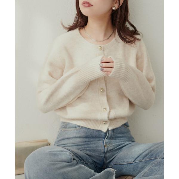 『タイムセール実施中』ZOZO問い合わせ番号:96865766ショップ:natural couture，ナチュラルクチュールブランド:natural couture，ナチュラルクチュール商品名:【ZOZO限定】ころりん釦クルーネックカーデカ...