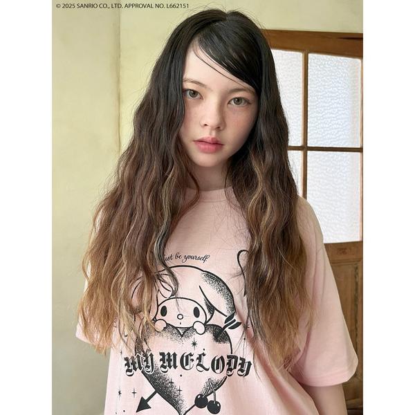 ZOZO問い合わせ番号:96865777ショップ:MIIA，ミーアブランド:sanrio，サンリオ，MORE self LOVE，モアセルフラブ商品名:【MY MELODY】GRAPHICAL TEEカテゴリ:トップス>Tシャツ/カッ...